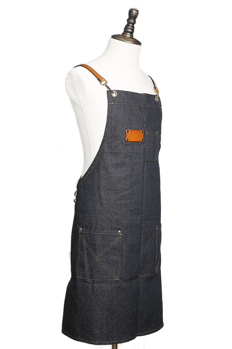 Waxed Canvas And Leather Apron Crafter Apron Baristas Apron Barbers A