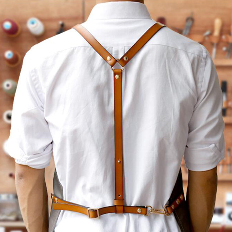 Denim Apron Server Apron Personalized Work Apron Custom Logo Large Apr ...