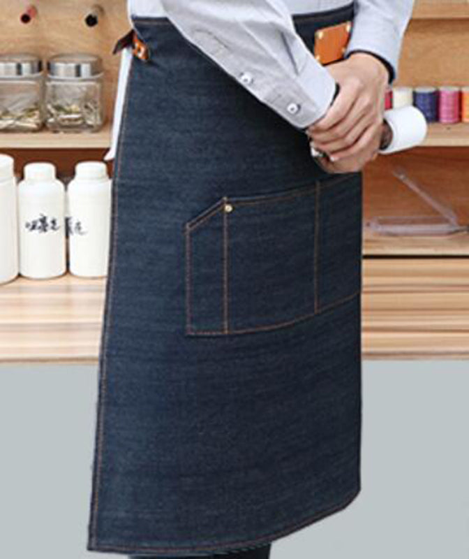 Denim Short Aprons Personalized Workshop Apron Custom Logo Denim Apron ...