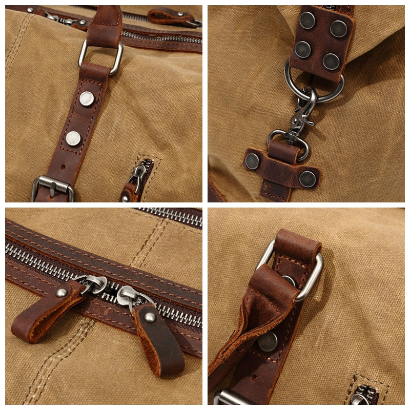 Handmade Weekend Travel Duffel Bag, Carry On Bag, Luggage Bag, Hoilday ...